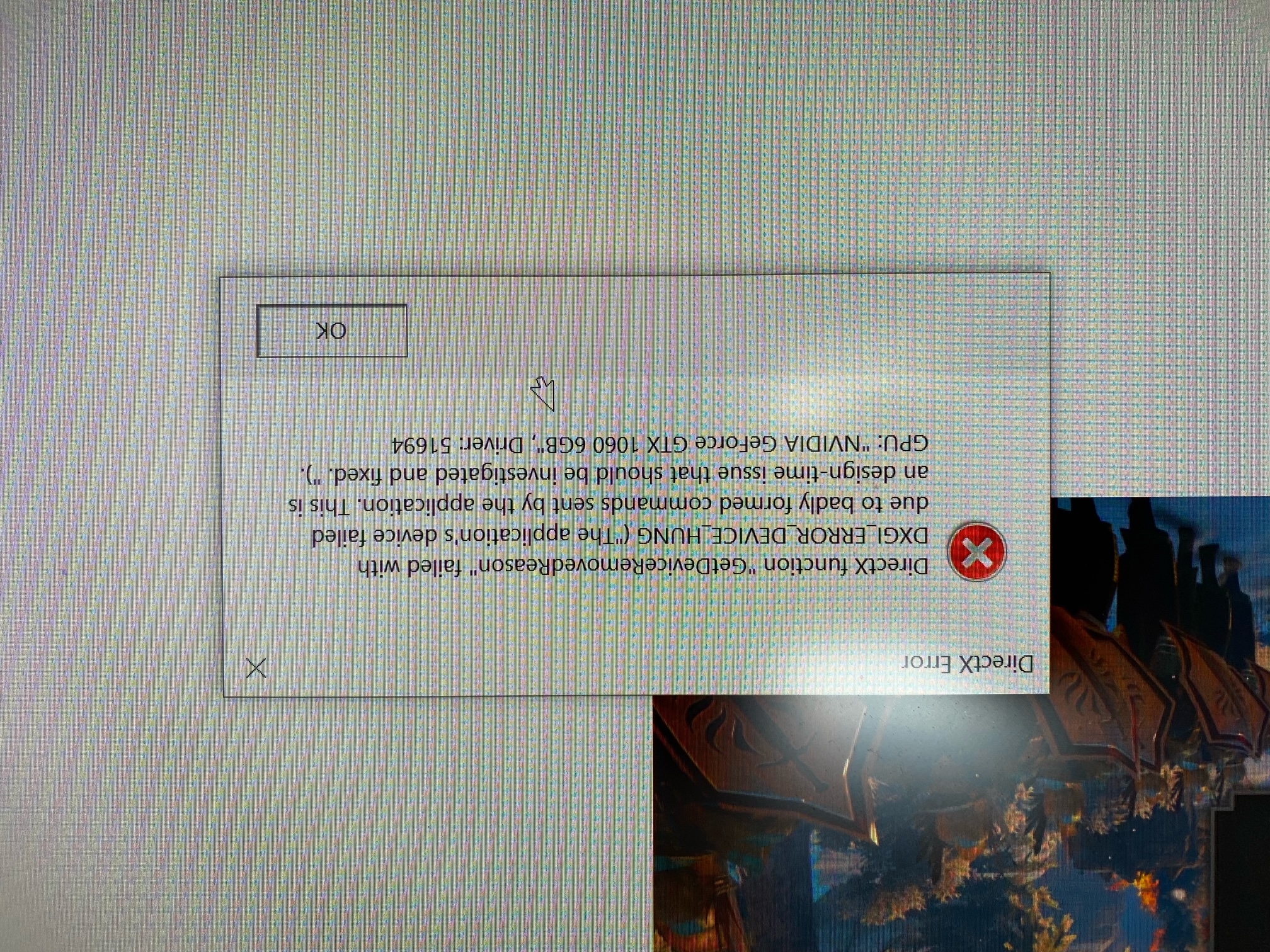 Directx function "res" failed | EA Forums - 6973874